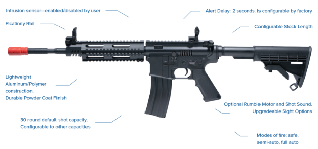 Law Enforcement and Military Non-Guns and Simulator Training Weapons