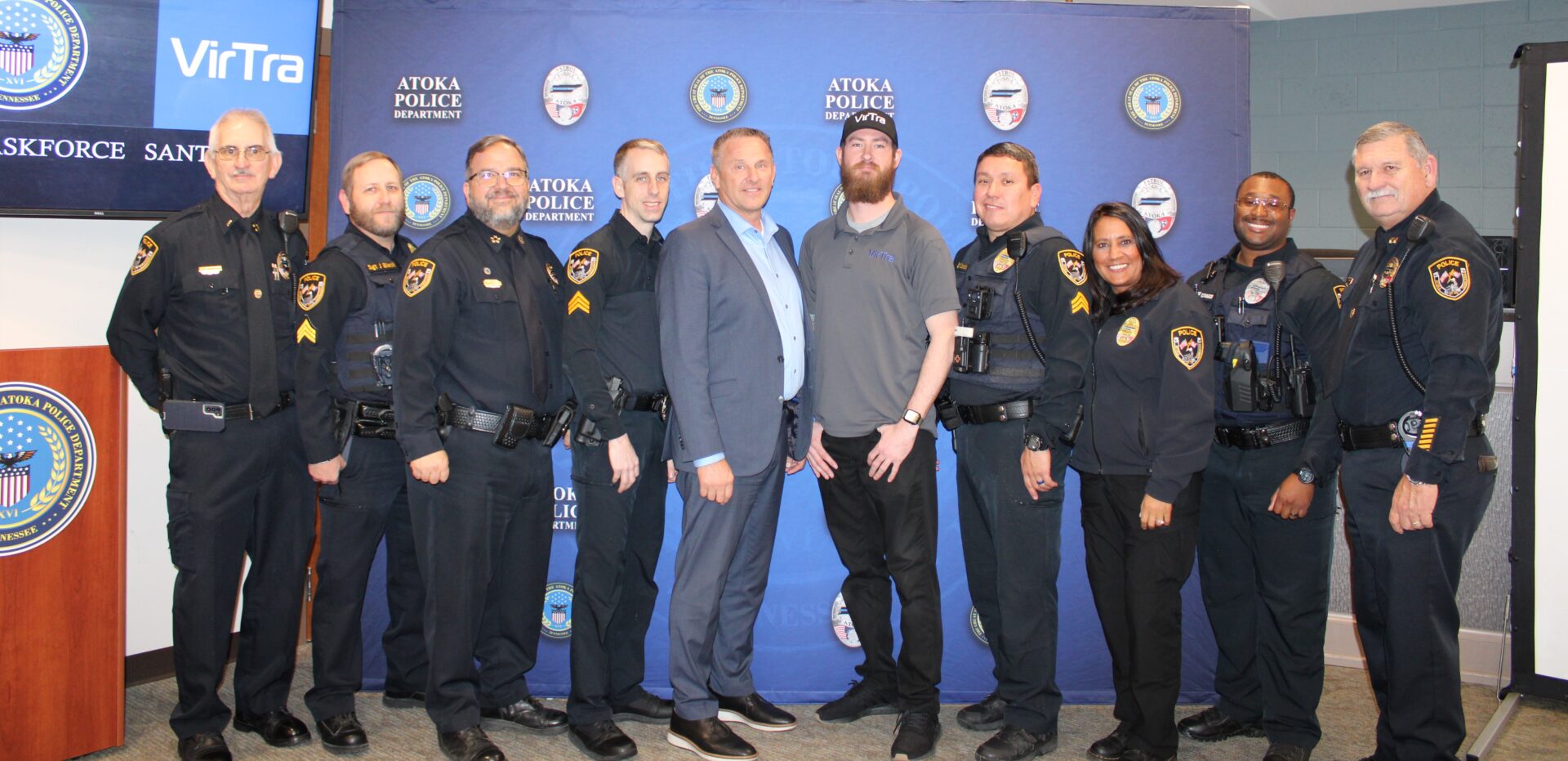 Atoka PD Trains With Portable V-100 Simulator